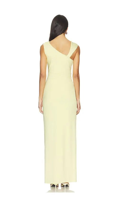 SNDYS. Mariella Jersey Maxi Dress - Lemon
