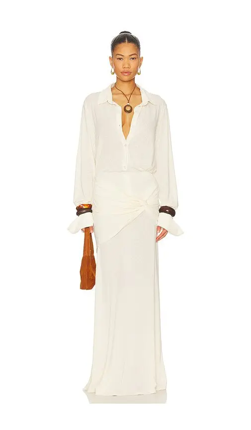 SNDYS. Kalea Shirt - Ivory