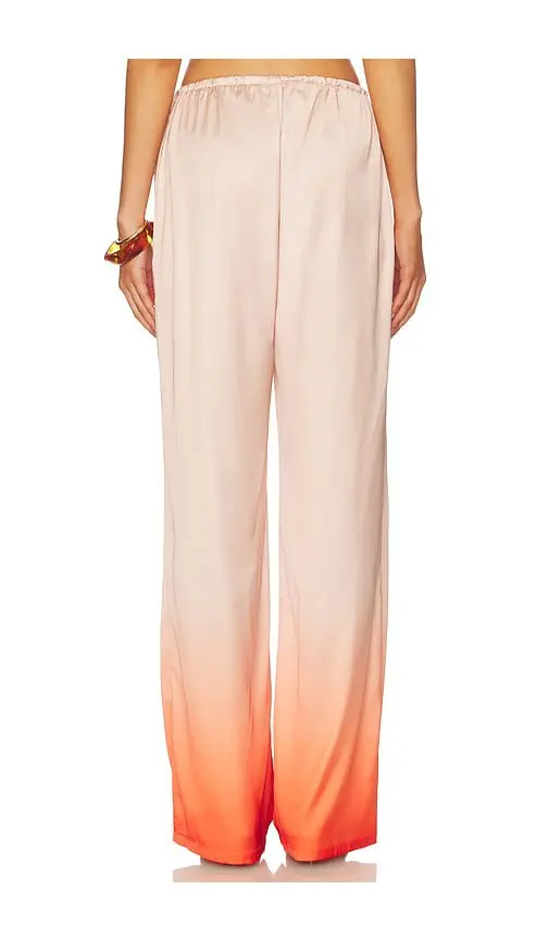 SNDYS. Amaya Ombre Satin Pants - Pink