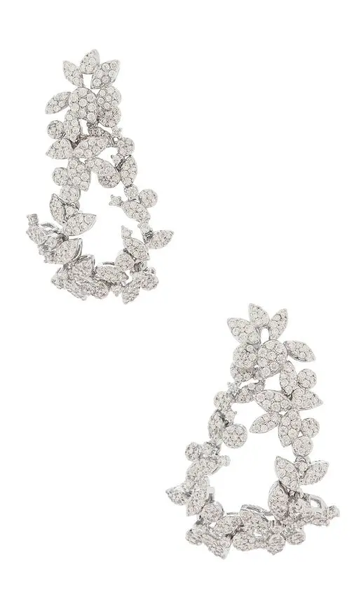 Shashi Hendry Dangle Earrings - Metallic Silver