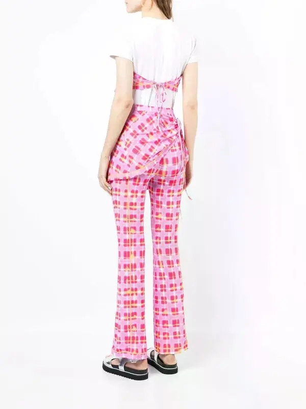 SJYP Wrap-detail Jersey Pants