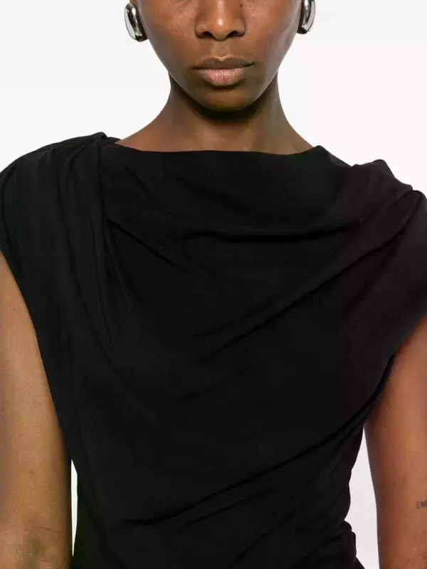 ENTIRE STUDIOS Twist Mini Dress - Black