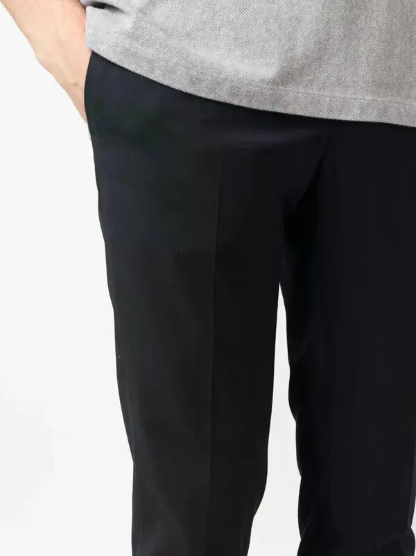PT TORINO Mid-rise Slim-fit Trousers - Blue