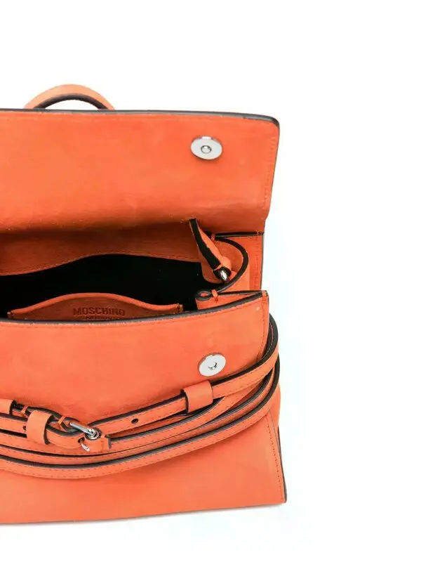 Moschino Tie Me Tote Bag - Orange