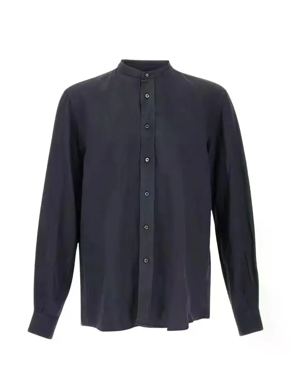Aspesi Collarless Shirt