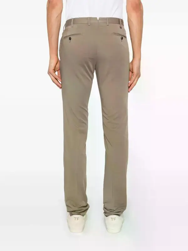 PT TORINO Slim-cut Trousers - Brown