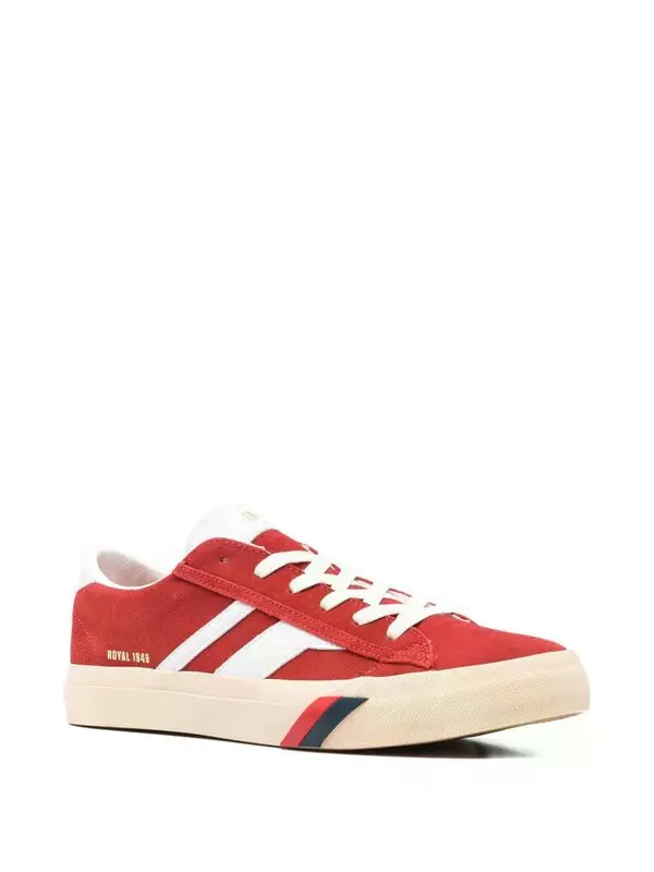 PRO-KEDS 1949 Royal Classic Striped Low-top Sneakers - Red