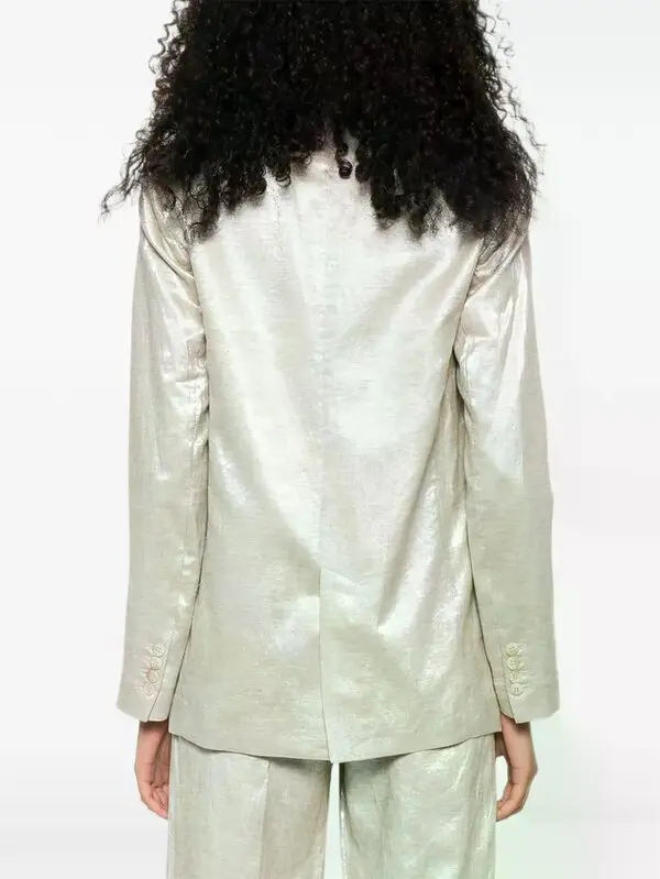 FORTE_FORTE Double-breasted Jacket - Neutrals