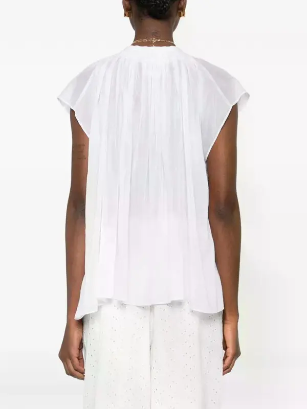 FORTE_FORTE Buttoned Shirt - White