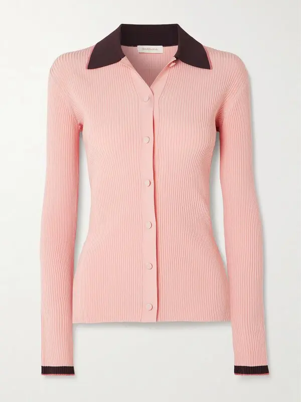 Zimmermann Ribbed-knit Cardigan