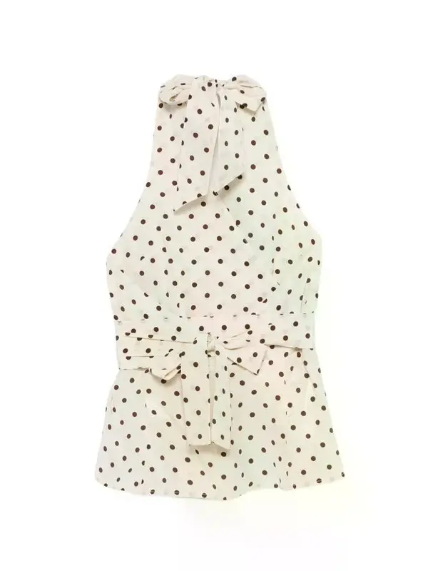 P.a.r.o.s.h Polka Dot Top - Neutrals