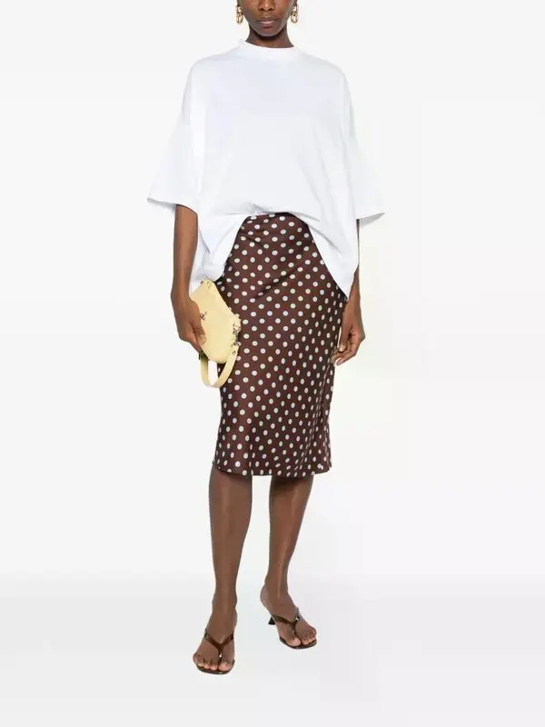 Plan C Curved-hem T-shirt