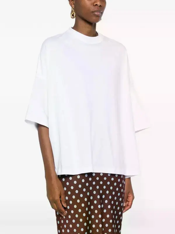 Plan C Curved-hem T-shirt