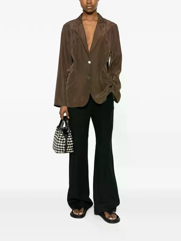 P.a.r.o.s.h Saxon Patch-pocket Blazer - Brown