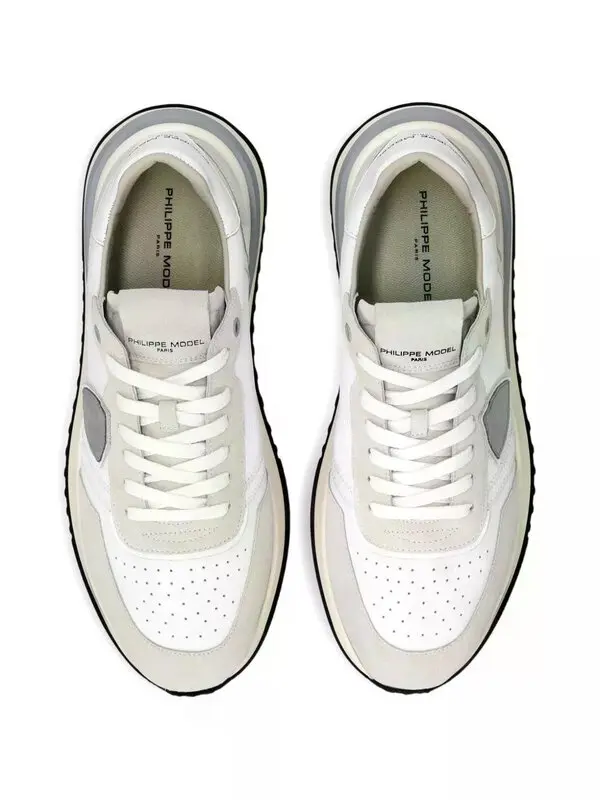 Philippe Model Tropez 2.1 Triangle-patch Sneakers - White