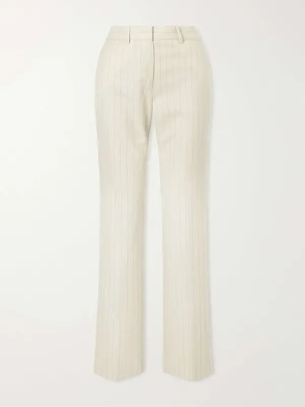 Acne Studios Pinstriped Wool Straight-leg Pants