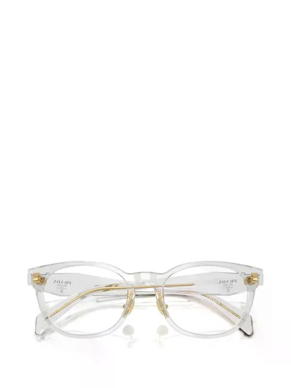 Prada Round Frame Glasses - White