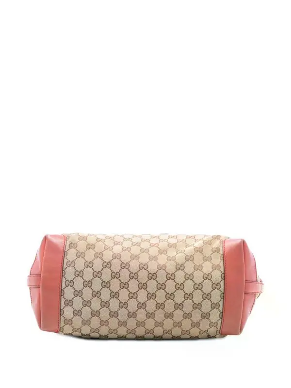 Gucci Medium Gg Canvas Craft Tote Bag