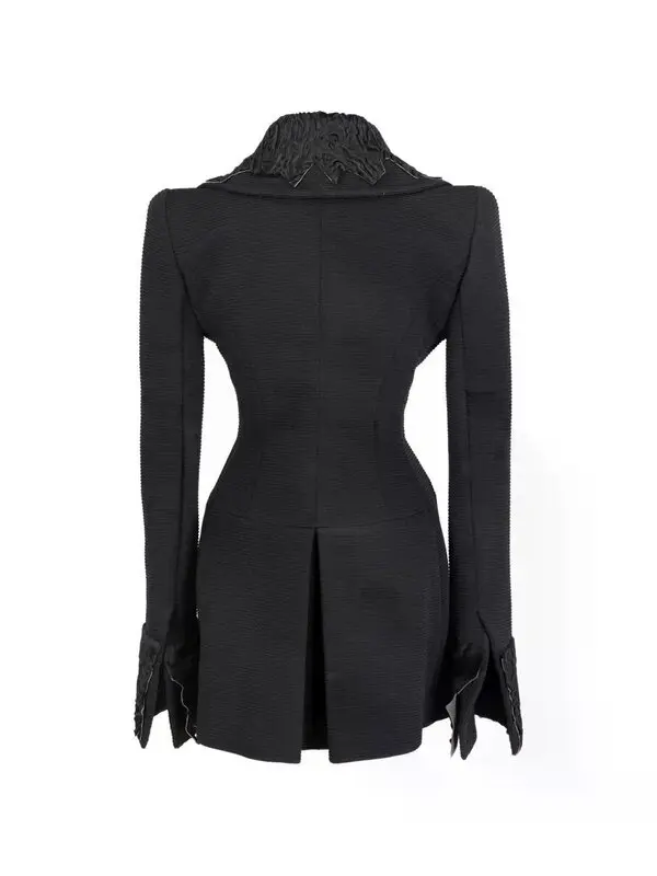 Fendi Ruffled Double-breasted Coat