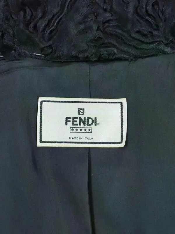 Fendi Ruffled Double-breasted Coat