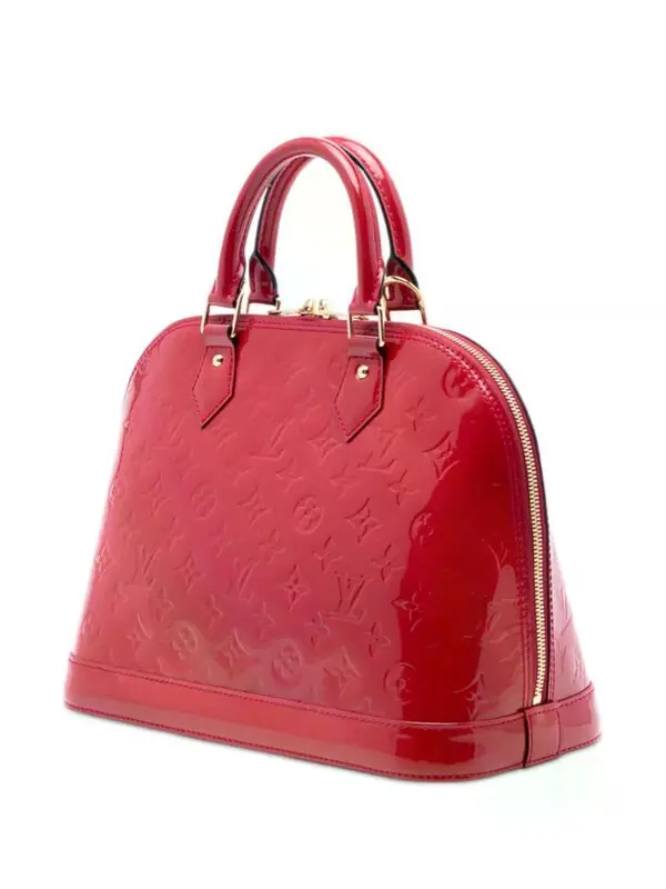 LOUIS VUITTON 2014 Monogram Vernis Alma Pm Handbag