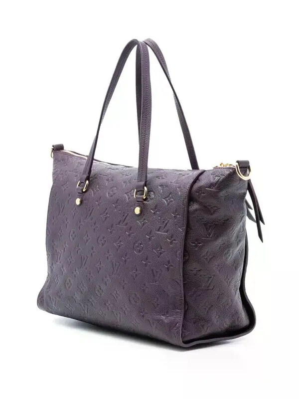 LOUIS VUITTON 2012 Monogram Empreinte Lumineuse Pm Satchel - Purple