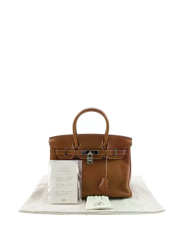 Hermès 2008 Togo Birkin Retourne 30 Handbag - Brown