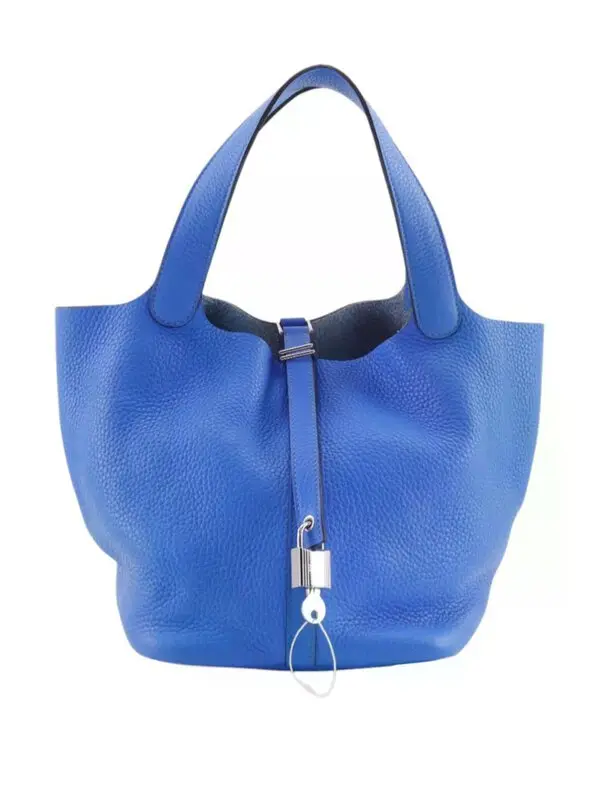 Hermès 2016 Clemence Picotin Lock 22 Handbag - Blue