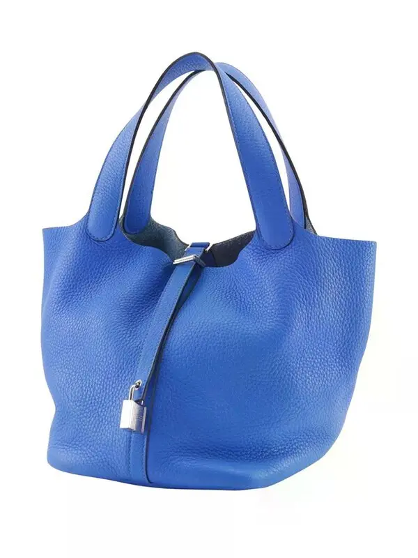 Hermès 2016 Clemence Picotin Lock 22 Handbag - Blue