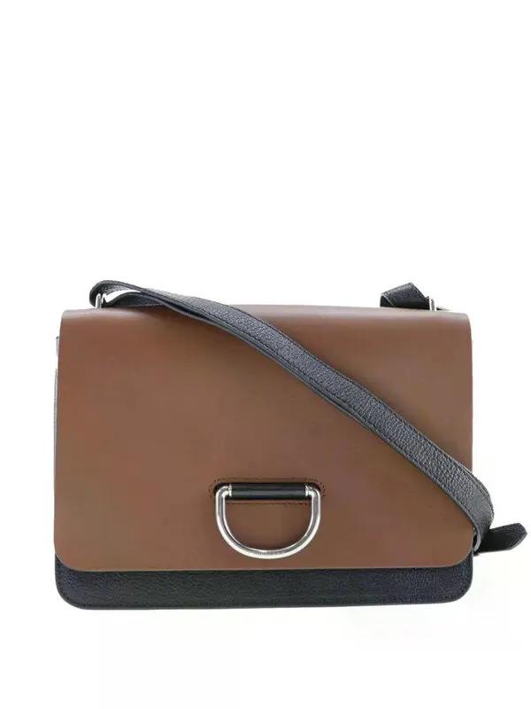 Burberry 2000-2017 Medium Bicolor Leather D-ring Crossbody Bag