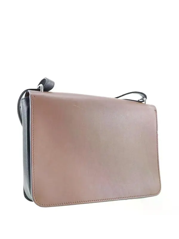 Burberry 2000-2017 Medium Bicolor Leather D-ring Crossbody Bag