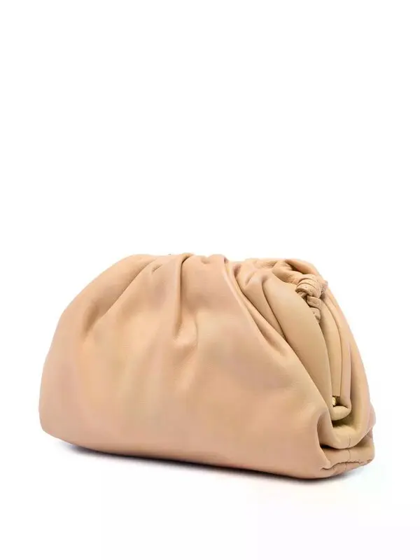 Bottega Veneta Lambskin The Mini Pouch Crossbody Bag - Brown