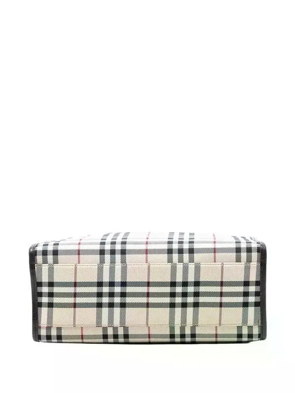 Burberry House Check Canvas Tote Bag