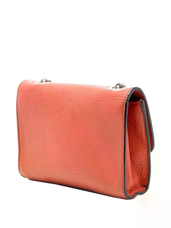Gucci Small Leather Miss Bamboo Crossbody Bag 2016-2026 - Orange