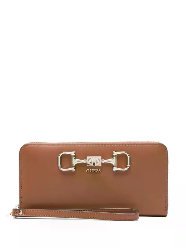 Guess Snaffle-detail Wallet - Brown