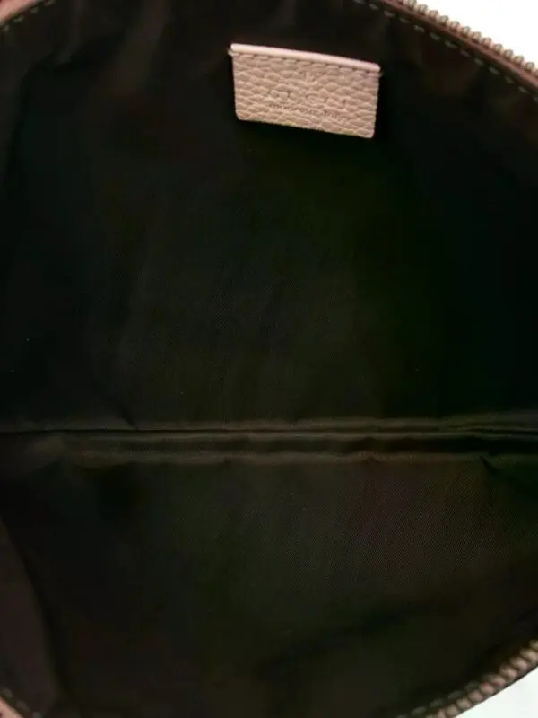 Gucci Leather Blind For Love Clutch - Pink