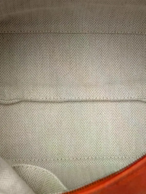 Hermès Small Toile Bride A Brac Case - Orange