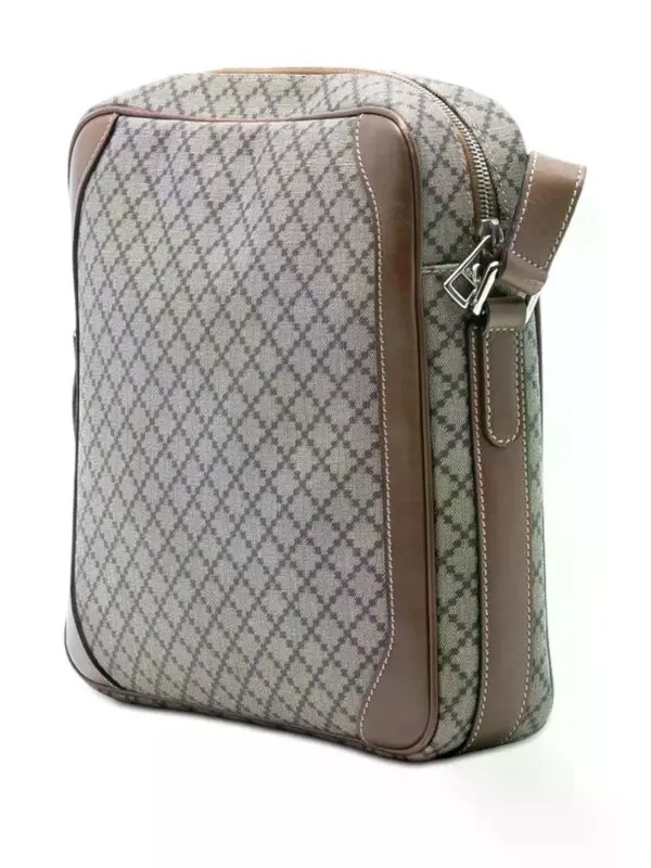 Gucci Diamante Coated Canvas Zip Crossbody Bag