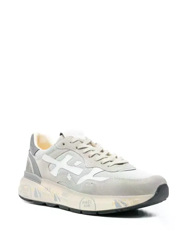 Premiata Mick 0.1 8117 Perforated Sneakers - Grey