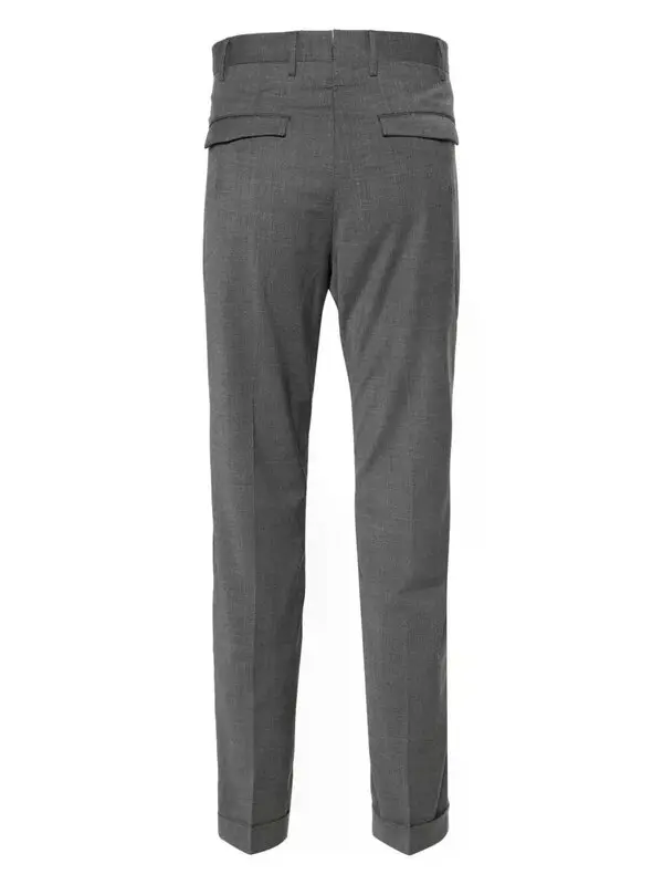 PT TORINO Tapered-leg Tailored Trousers - Grey