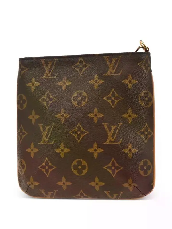 LOUIS VUITTON 2002 Partition Monogram Pouch - Brown