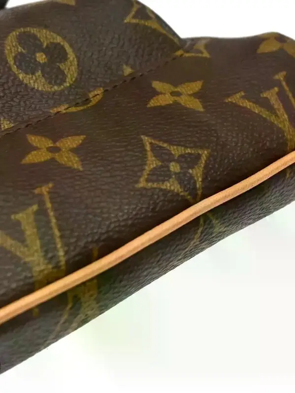 LOUIS VUITTON 2002 Partition Monogram Pouch - Brown