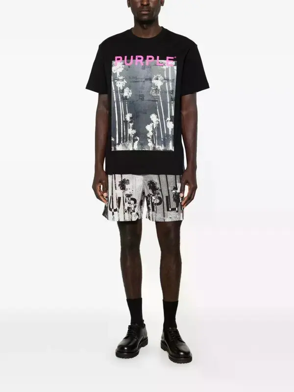 PURPLE BRAND Mirage Graphic-print T-shirt - Black