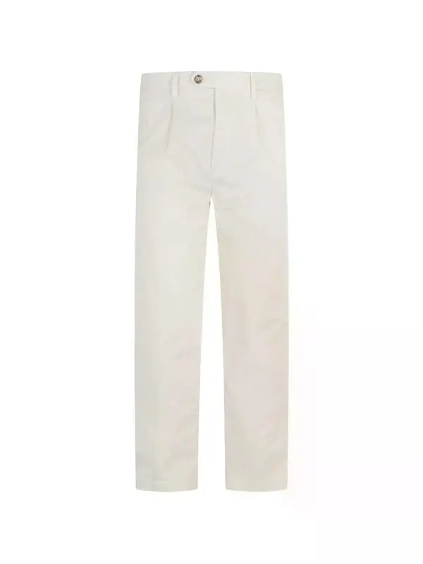 RE-HASH Flat Front Pleated Trousers