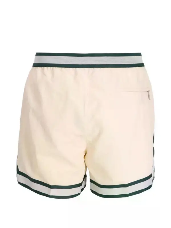 CHÉ STUDIOS Striped-trims Swim Short