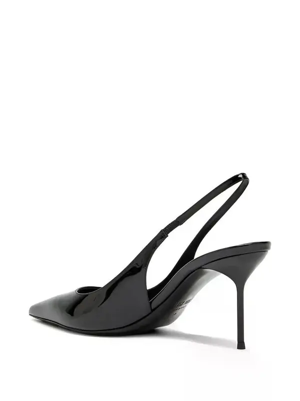 Paris Texas Lidia Slingback Pumps - Black