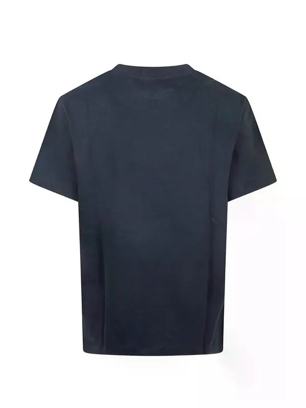 A.p.c. Rue Madame Embroidered Logo T-shirt - Black