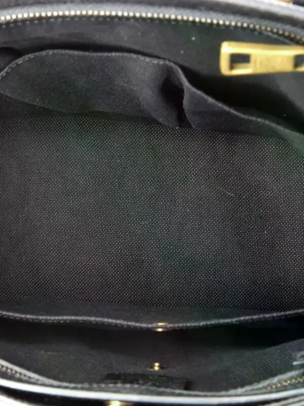 Gucci Bright Bit Convertible Leather Medium Tote Bag - Black