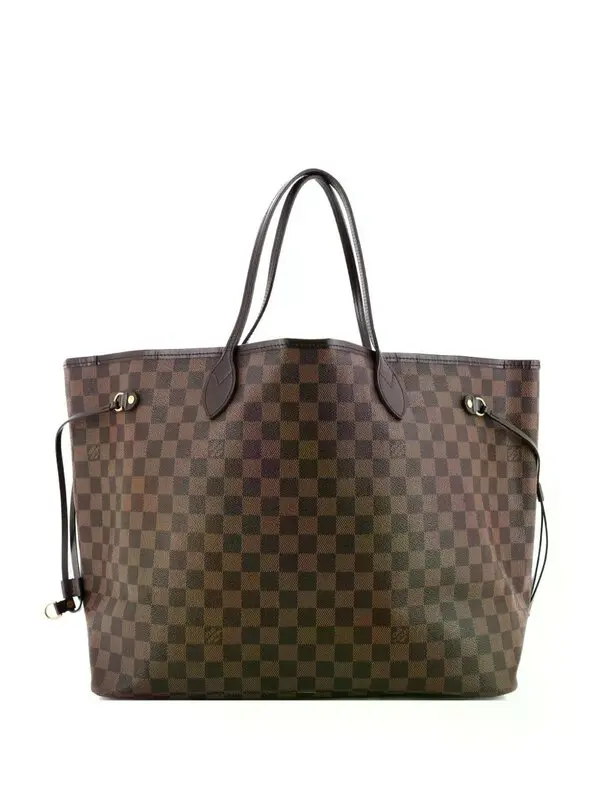 LOUIS VUITTON Neverfull Damier Gm Tote Bag - Brown