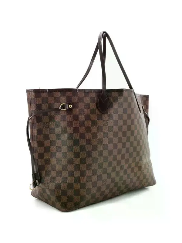 LOUIS VUITTON Neverfull Damier Gm Tote Bag - Brown